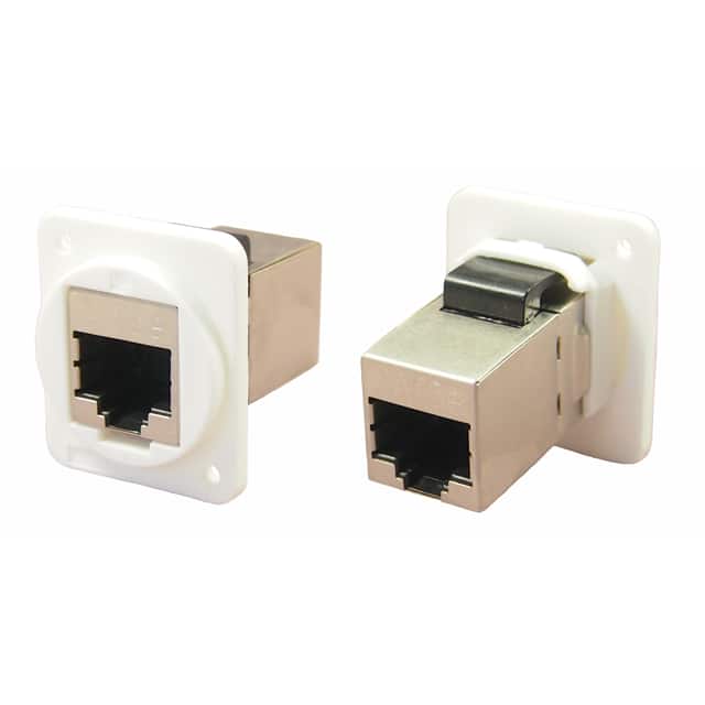 FT CAT5E SHLD PLAIN HOLE WHITE CP30220SXW CLIFF ELECTRONIC COMPONENTS製 ...