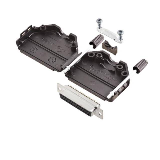 D-SUB BACKSHELL, UNSHIELDED, 180 6355-0001-13 Encitech Connectors AB製 ...