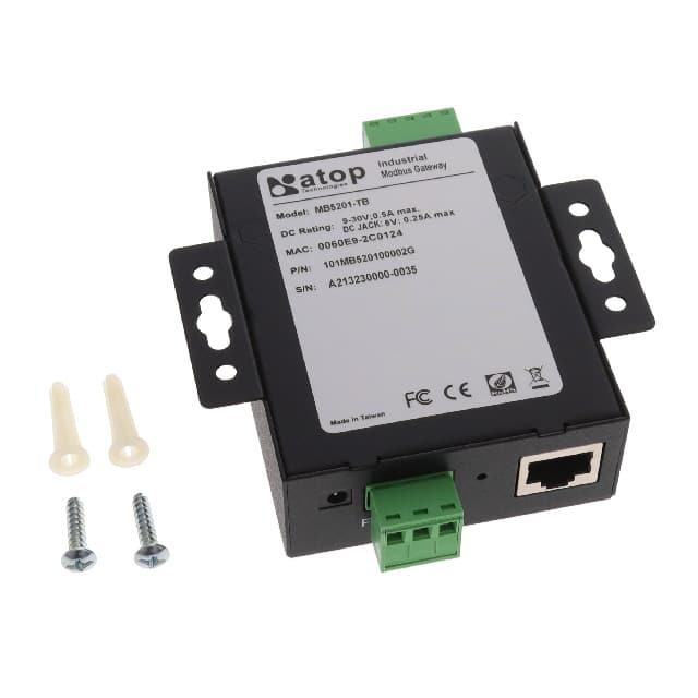 1-PORT MODBUS TCP/RTU GATEWAY, I MB5201-TB ATOP Technologies製｜電子部品・半導体 ...