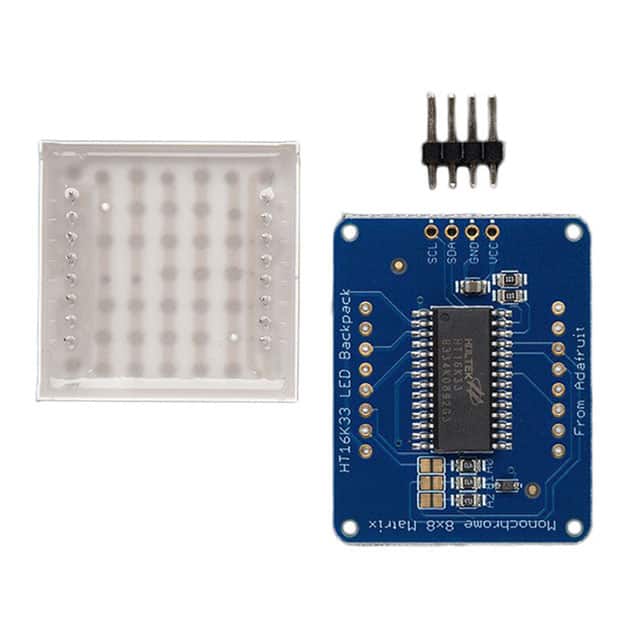 ADDRESS LED MATRIX I2C YELLOW 1050 Adafruit製｜電子部品・半導体通販のマルツ