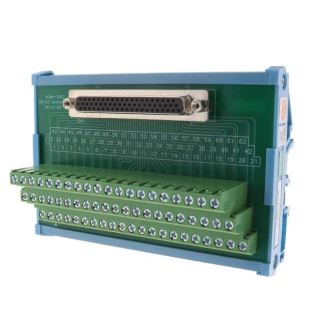 DB-62 WIRING TERMINAL, DIN-RAIL ADAM-3962-AE Advantech Corp製｜電子部品・半導体通販のマルツ