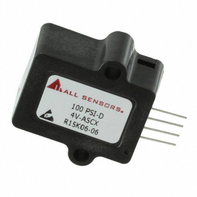 SENSOR AMP 0-100PSID 100 PSI-D-4V-ASCX Amphenol All Sensors Corporation ...