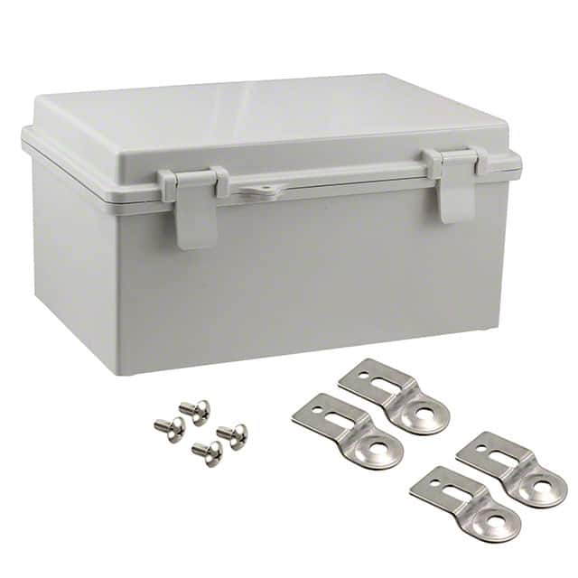 BOX PBT/PC GRAY 11.28""L X 7.48""W NBB-15243 Bud Industries製｜電子部品・半導体通販のマルツ