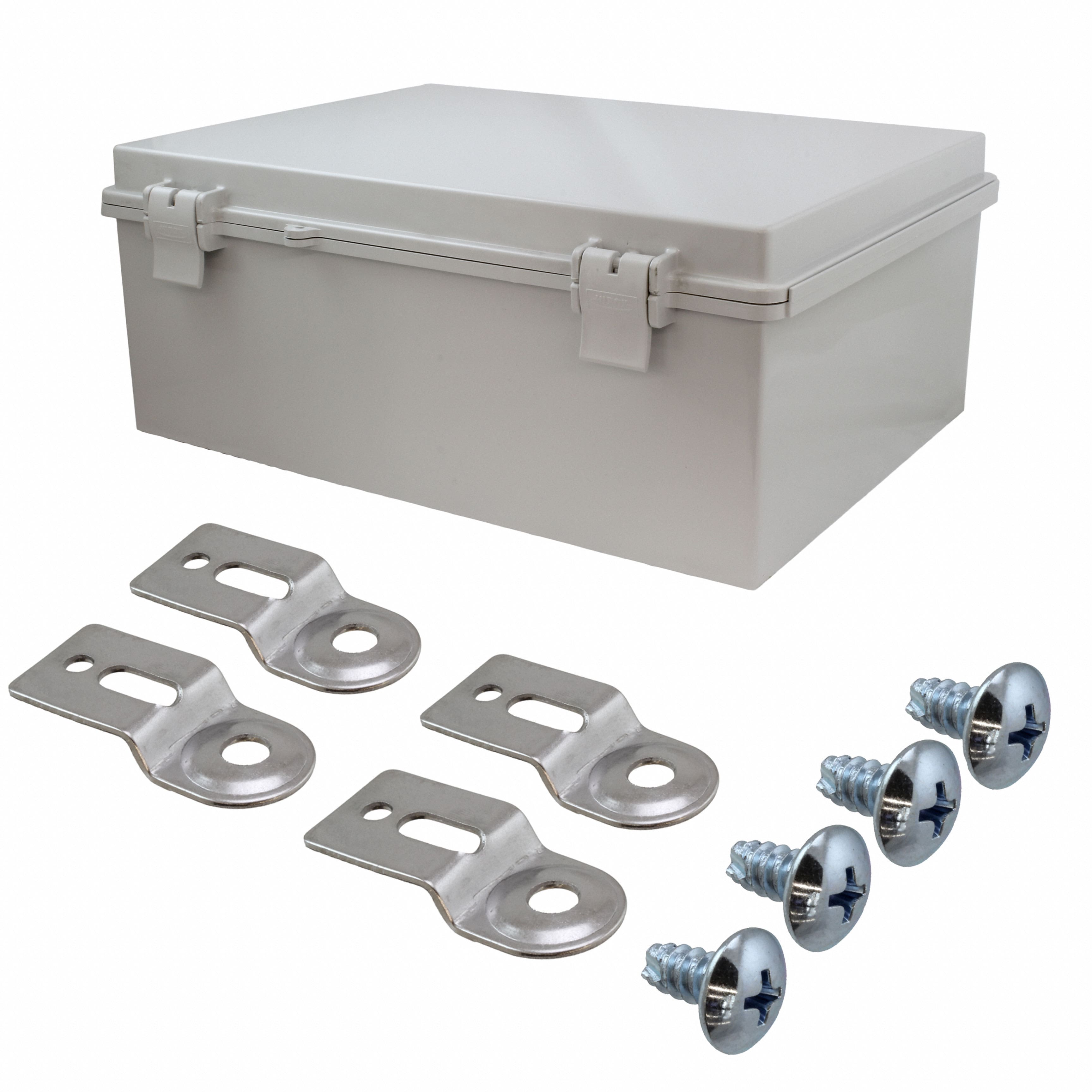 BOX ABS GRAY 15.740"L X 11.810"W NBF-32326 Bud Industries製｜電子部品・半導体通販のマルツ