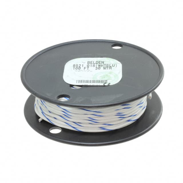 HOOK-UP STRND 16AWG WHT/BLU 100' 8521 018100 Belden製｜電子部品・半導体通販のマルツ