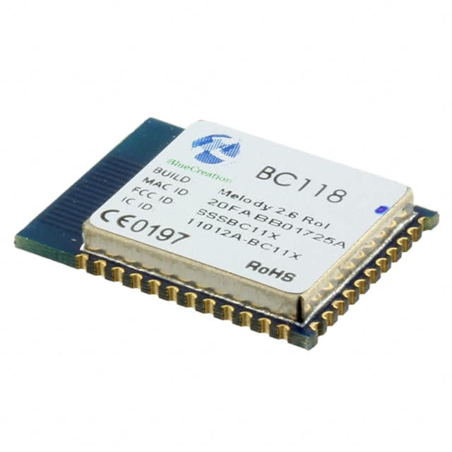 RX TXRX MOD BLUETOOTH CHIP SMD BC118_1103394 Sierra Wireless製｜電子部品・半導体 ...