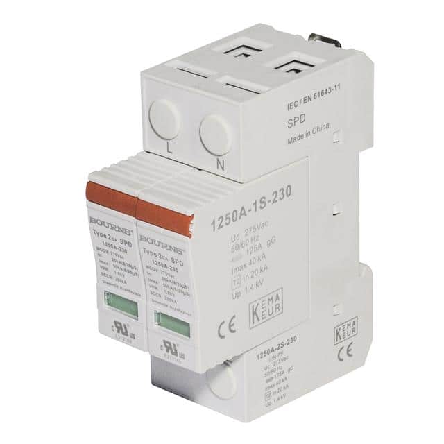 SPD AC 2P 220/380 V, 230/400 V 1250A-2S-230 Bourns Inc.製｜電子部品・半導体通販のマルツ