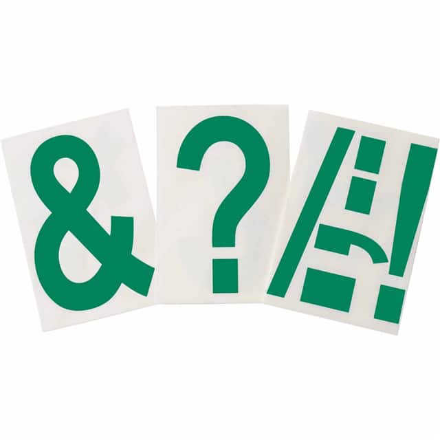 6" X 8" B514 GREEN PUNCTUATION 2 121910 Brady Corporation製｜電子部品・半導体通販のマルツ