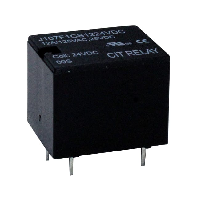 RELAY GEN PURPOSE SPDT 12A 24V J107F1CS1224VDC.36 CIT Relay and Switch製 ...