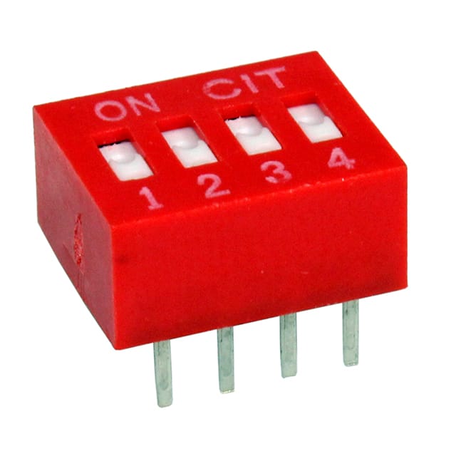 DIP SWITCH SPST 4 POSITION THROU KG04R CIT Relay and Switch製｜電子部品・半導体通販のマルツ