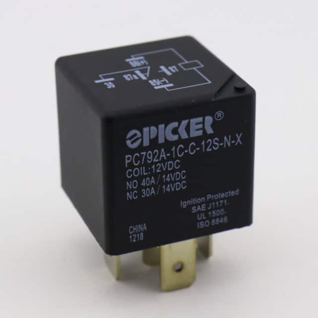 RELAY AUTOMOTIVE SPST 70A 12V PC793-1A-C-12S1-RN-X Picker Components製｜電子部品・半導体通販のマルツ