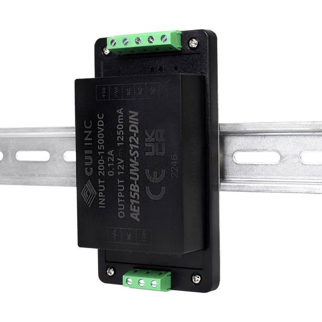DC/DC DIN RAIL SUPPLY 15V 15W AE15B-UW-S15-DIN CUI Inc製｜電子部品・半導体通販のマルツ