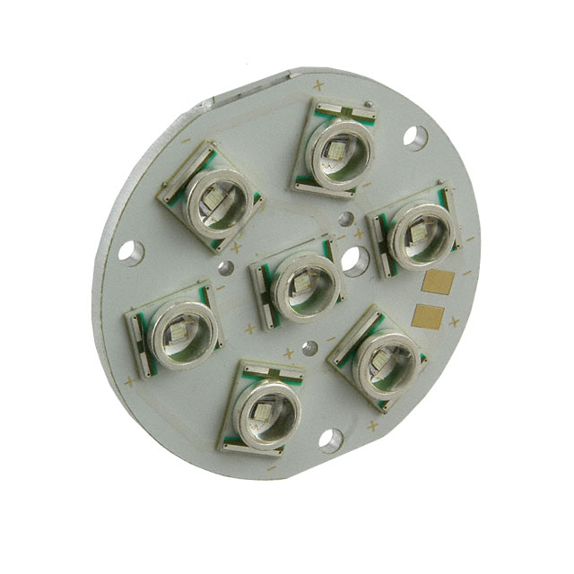 LED MCPCB 7LED ROUND XRE GREEN XREGRN-L1-0000-00P01-RND-7LED CREE製｜電子部品 ...