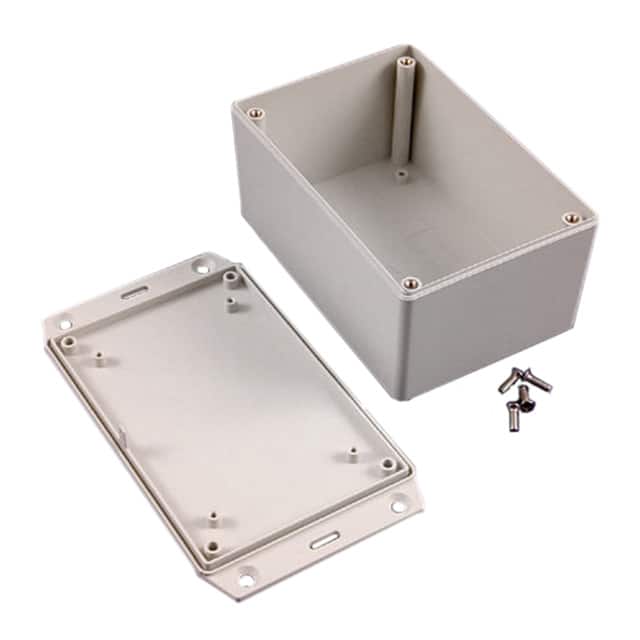 BOX ABS GRAY 4.853"L X 3.278"W 1591XXTFLGY Hammond Manufacturing製｜電子部品 ...