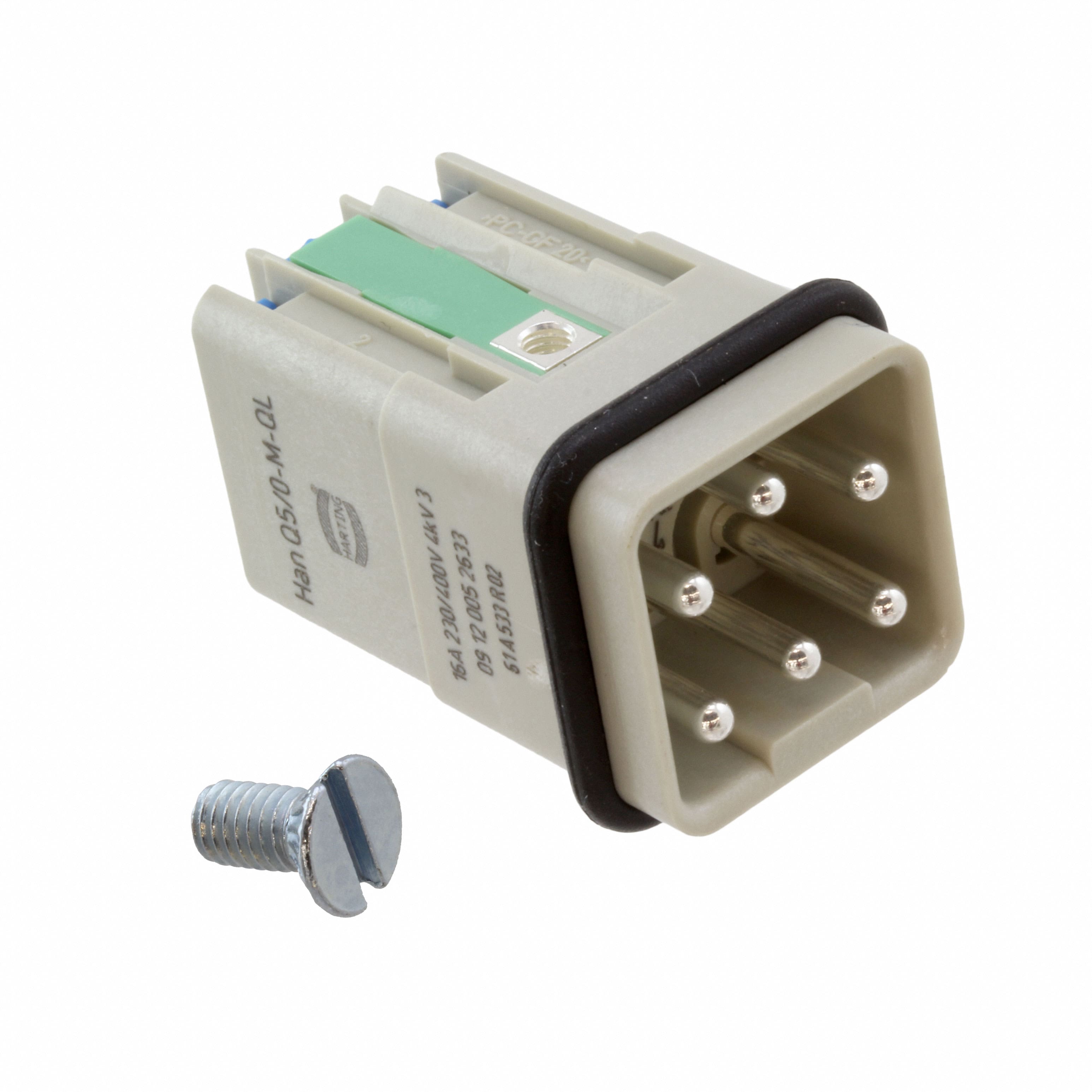 INSERT MALE 5POS PUSH IN LOCK 09120052633 Harting製｜電子部品・半導体通販のマルツ