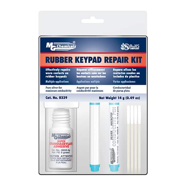 KIT RUBBER KEYPAD REPAIR 8339 MG Chemicals製｜電子部品・半導体通販のマルツ