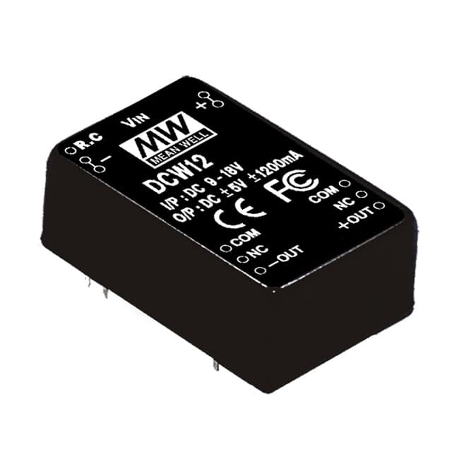 DC DC CONVERTER +/-12V 12W DCW12B-12 MEAN WELL製｜電子部品・半導体通販のマルツ