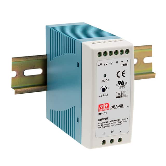AC/DC CONVERTER 12V 60W DRA-60-12 MEAN WELL USA製｜電子部品・半導体通販のマルツ