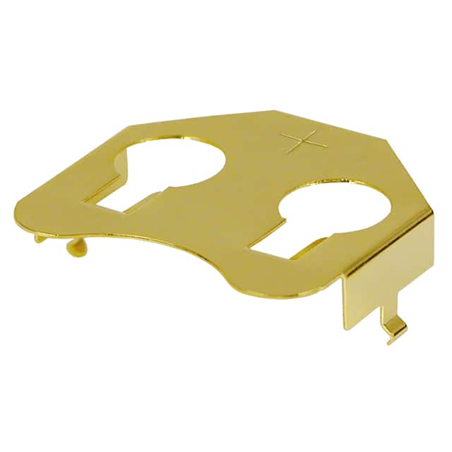 CR2032 COIN CELL RETAINER GOLD BK-888-G-TR MPD (Memory Protection ...