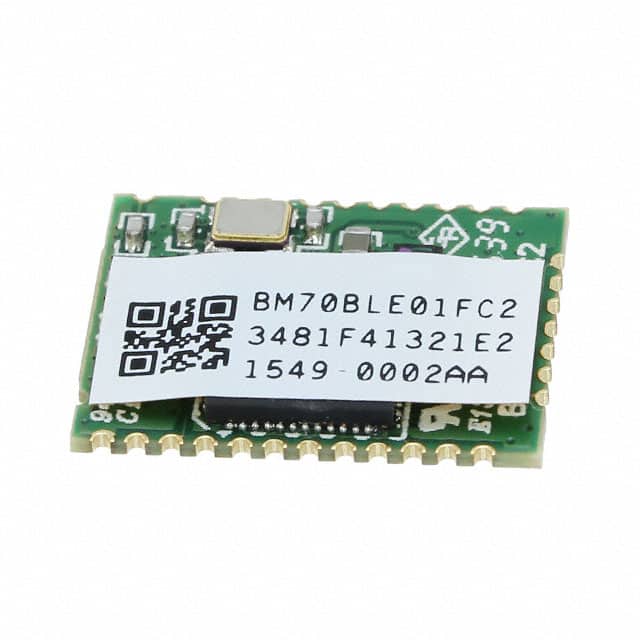 RX TXRX MODULE BLUETOOTH 5.0 SMD BM70BLE01FC2-0002AA Microchip製｜電子部品 ...