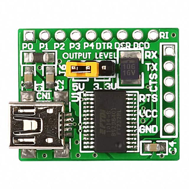 BOARD USB UART FT232R MIKROE-483 MikroElektronika製｜電子部品・半導体通販のマルツ