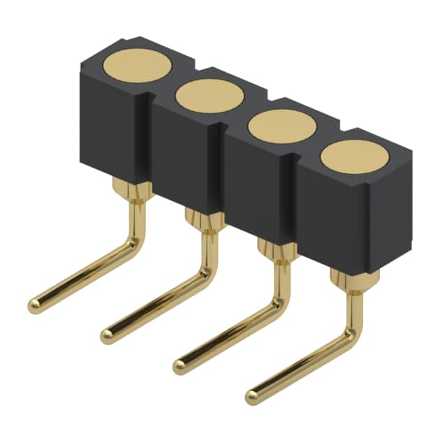 CONN SPRING TARGET 4POS R/A PCB 399-10-104-10-007000 Mill-Max ...