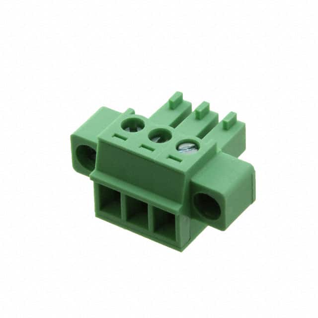 TERM BLOCK PLUG 3POS STR 3.81MM P-420-38103 American Electrical Inc.製 ...