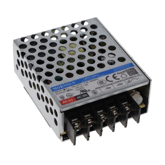 AC/DC CONVERTER 15V 15W LM15-23B15 Mornsun America LLC製｜電子部品・半導体通販のマルツ