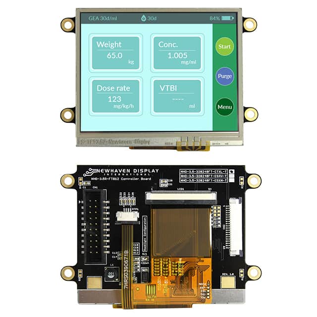 LCD DISPLAY TFT 3.5" 320X240 NHD-3.5-320240FT-CTXL-T Newhaven Display製 ...
