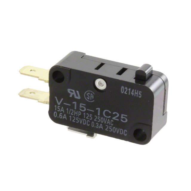 SWITCH SNAP ACTION SPDT 15A 250V V-152-1A6 OMRON製｜電子部品・半導体通販のマルツ