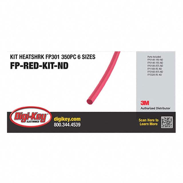 KIT HEATSHRK FP301 350PC 6 SIZES FP-RED-KIT 3M製｜電子部品・半導体通販のマルツ