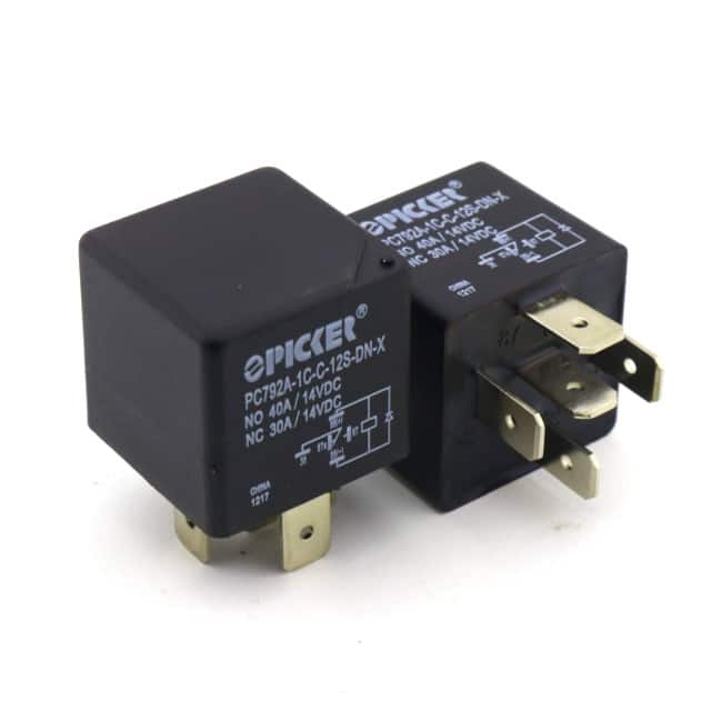 RELAY AUTOMOTIVE SPDT 40A 12V PC792A-1C-C-12S-DN-X Picker Components製｜電子部品・半導体通販のマルツ