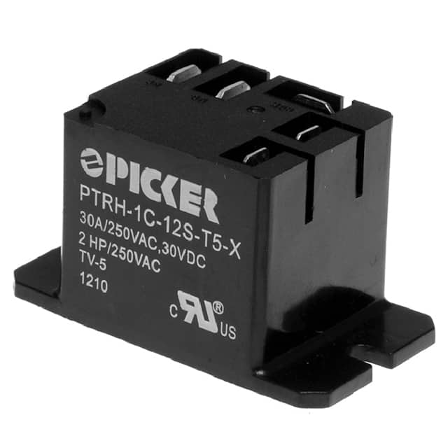 RELAY GEN PURPOSE SPDT 30A 12V PTRH-1C-12S-T5-X Picker Components製｜電子部品・半導体通販のマルツ