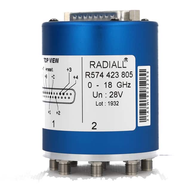 SP12T RAMSES SMA 12.4GHZ NORMALL R573413225 RADIALL製｜電子部品・半導体通販のマルツ