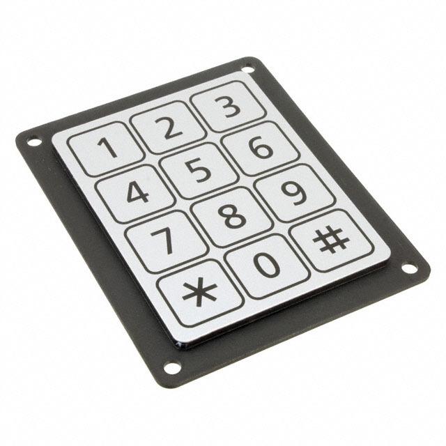 SWITCH KEYPAD 12 KEY 0.02A 50V 1068.1012.1110001 Schurter Inc.製｜電子部品 ...