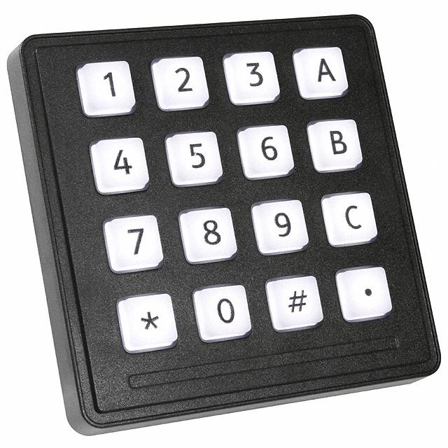 SWITCH KEYPAD 16 KEY 0.05A 24V 7203-16TW203 Storm Interface製｜電子部品・半導体通販のマルツ