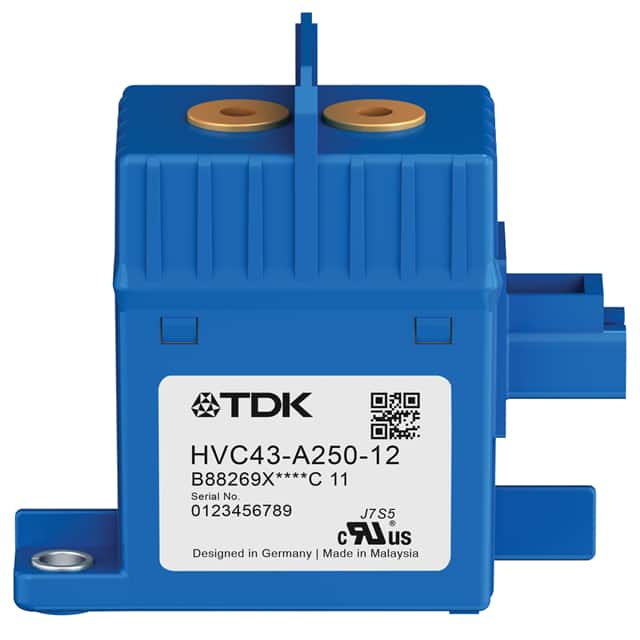 HVC43 / 250A / 750VDC / 12V COIL B88269X3210C11 EPCOS (TDK)製｜電子部品・半導体通販のマルツ