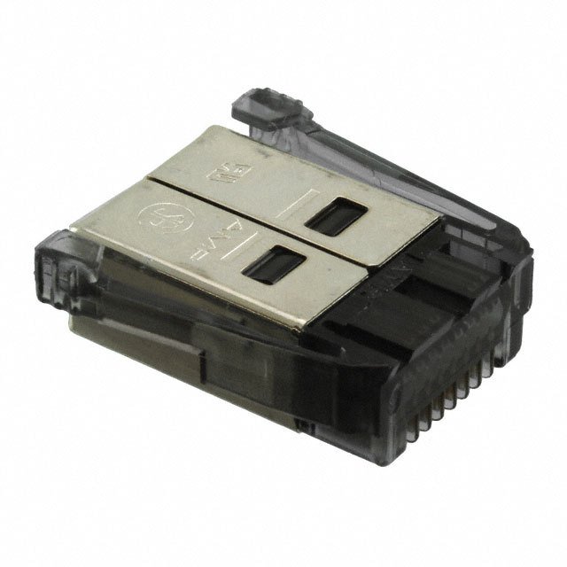 CONN PLUG 8POS SDL 24AWG AU FLAT 1-1761184-3 AMP Connectors / TE ...