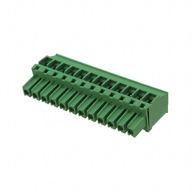 TERM BLOCK PLUG 12POS 3.81MM 1-1986375-2 AMP Connectors / TE ...