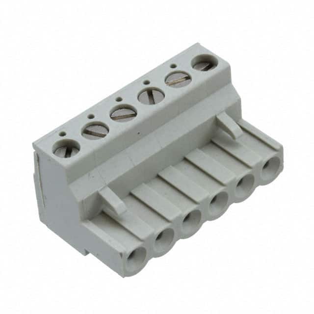 TERM BLOCK PLUG 6POS STR 5.08MM 1546108-6 AMP Connectors / TE ...