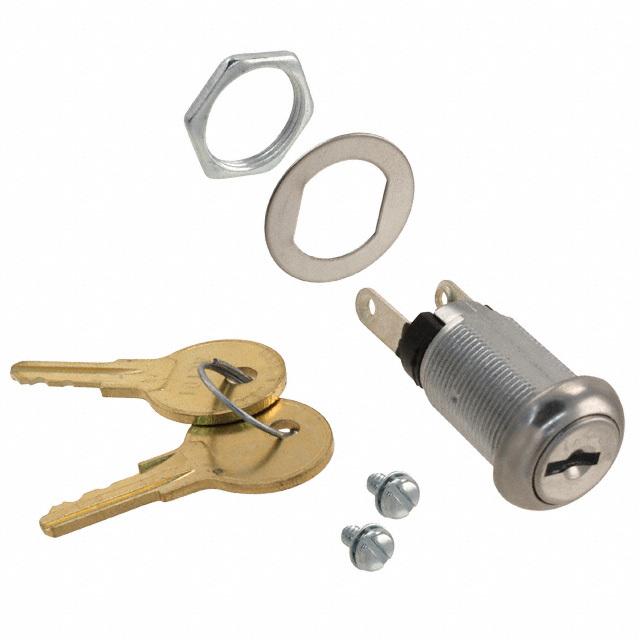 SWITCH KEYLOCK 2POS SPST 1A 120V 2SWK132AL101 ALCOSWITCH Switches / TE ...