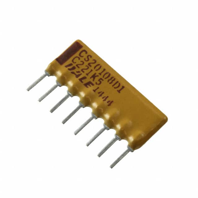 CAP ARRAY 220PF 50V C0G 8-SIP 20108D1C221K5E VISHAY製｜電子部品・半導体通販のマルツ