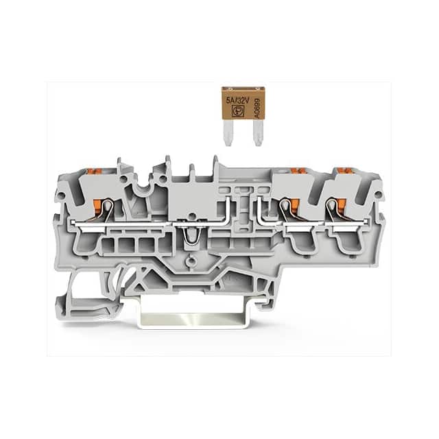 3-CONDUCTOR FUSE TERMINAL BLOCK; 2202-1781 WAGO製｜電子部品・半導体通販のマルツ