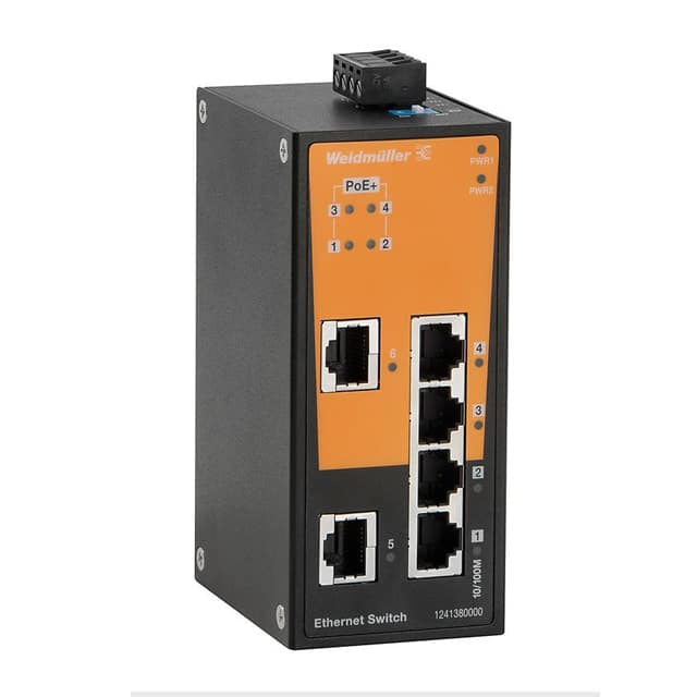 NETWORK SWITCH-UNMANAGED 6 PORT 1241380000 Weidmuller製｜電子部品・半導体通販のマルツ