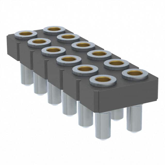 CONN SOCKET 12POS 0.1 GOLD PCB 415-47-212-41-004000 Mill-Max ...