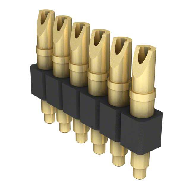 CONN SPRING PISTON 6POS SLD PCB 824-22-006-00-001000 Mill-Max ...