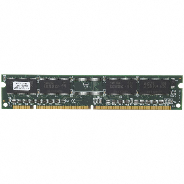MODUL SDRAM 128MB 133MHZ 168DIMM W9D316647LC-333 Wintec Industries製｜電子 ...