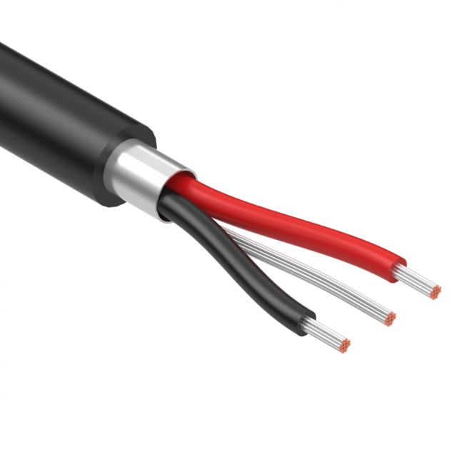 CABLE 2COND 24AWG SHLD MPPE METE 30-01408 Tensility International Corp製 ...