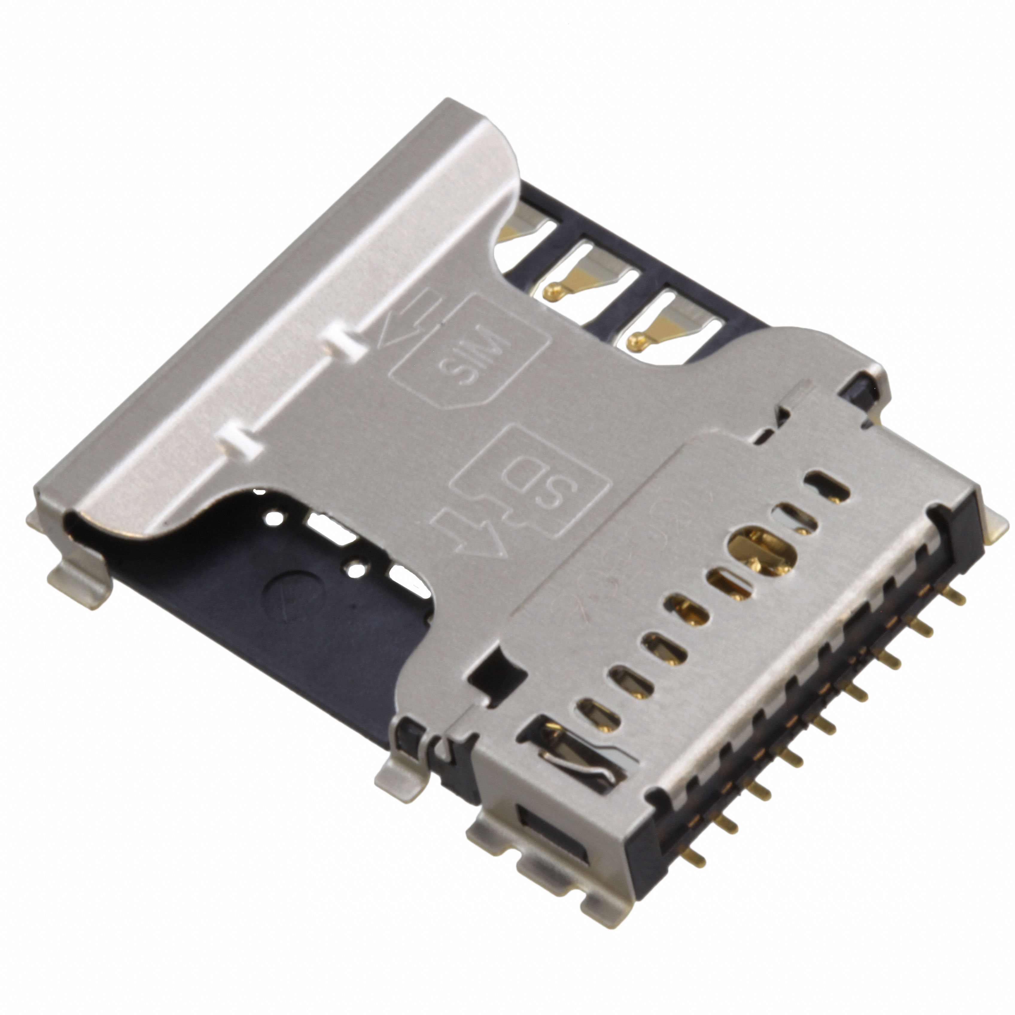 MICRO SIM-SD DUAL CONN 2.5H PUSH 2199003-2 AMP Connectors / TE ...