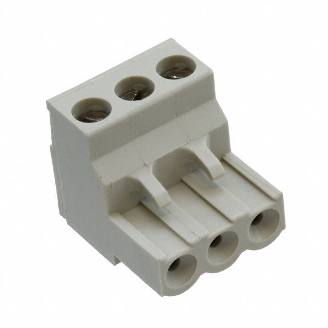 TERM BLOCK PLUG 3POS STR 5MM 1546208-3 AMP Connectors / TE Connectivity ...